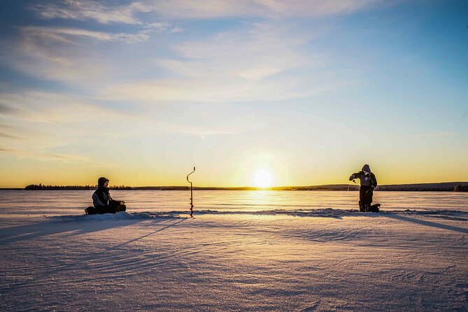 Ice Fishing on a Frozen Lake in Levi - FAQ