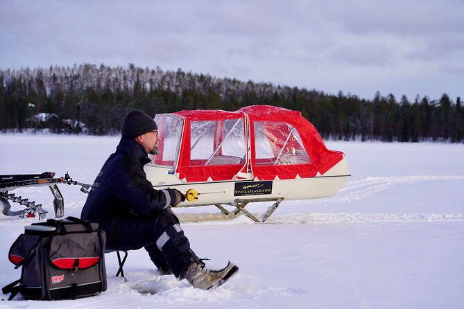 Ice Fishing With Snowmobiles - Meeting Point and Pickup