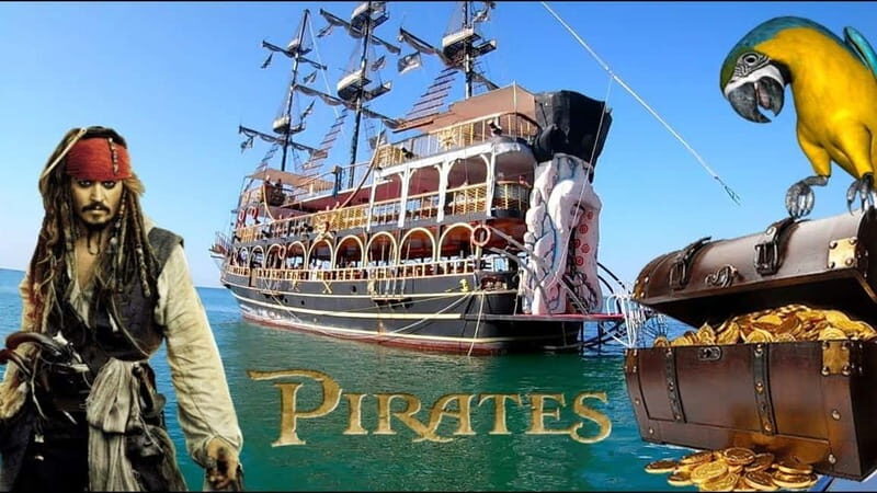 Icmeler Pirate Boat Trip, Lunch Unlimited Drinks, Foam Party - Onboard Experience and Entertainment
