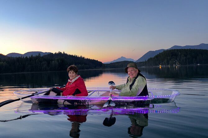 Illuminated Glass Kayak Sunset Tour//Whitefish, MT - Exploring the Experience in Detail