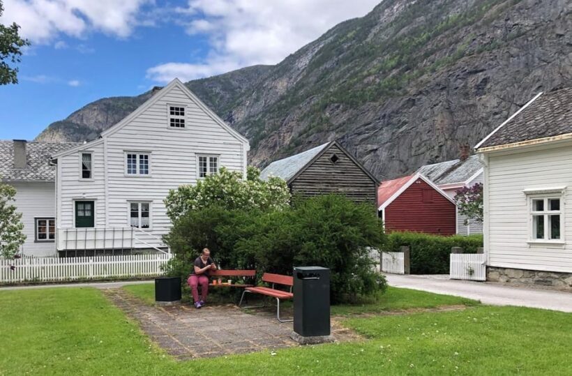 In Lærdal: Guided Old Town Tour - A Detailed Look at the Old Town Tour