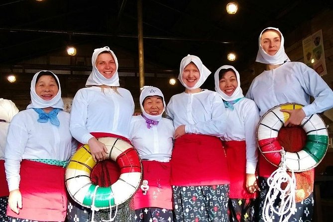Interacting With Real AMA Divers in a Traditional AMA Hut (Ama Hut HACHIMAN) - Meeting the Legendary Ama Diver, Reiko San
