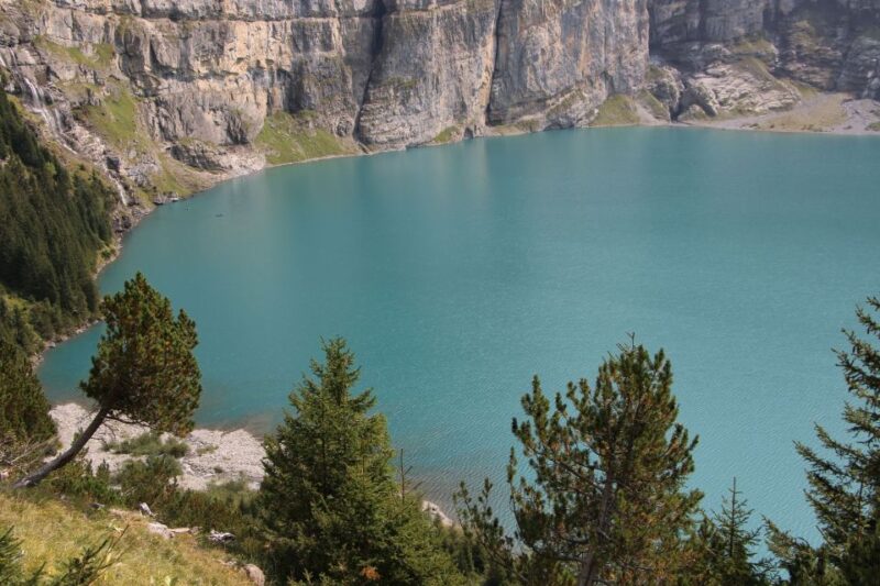Interlaken: Private Hiking Tour Oeschinen Lake & Blue Lake - Exploring the Blue Lake