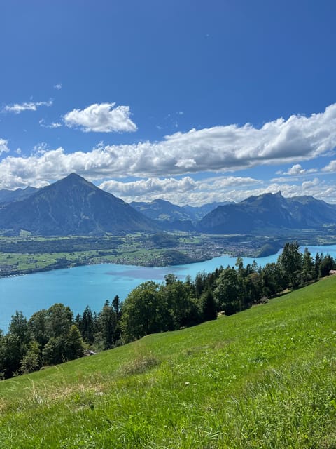 Interlaken. Spectacular Ridge Hike Over Lake Thun. - Enjoying the Picnic