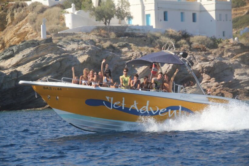 Ios Island: Speedboat Cruise from Mylopotas Beach - What Visitors Say