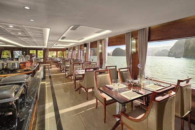 Iris Cruise Luxury Halong Bay Day Tour from Hanoi By Expressway - Boarding the Iris Cruise: First Impressions