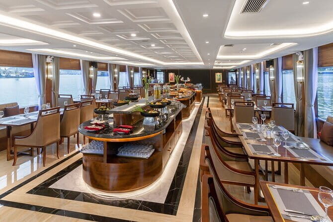 Iris Cruise Luxury Halong Bay Day Tour from Hanoi By Expressway - Exploring the Majestic Sung Sot Grotto