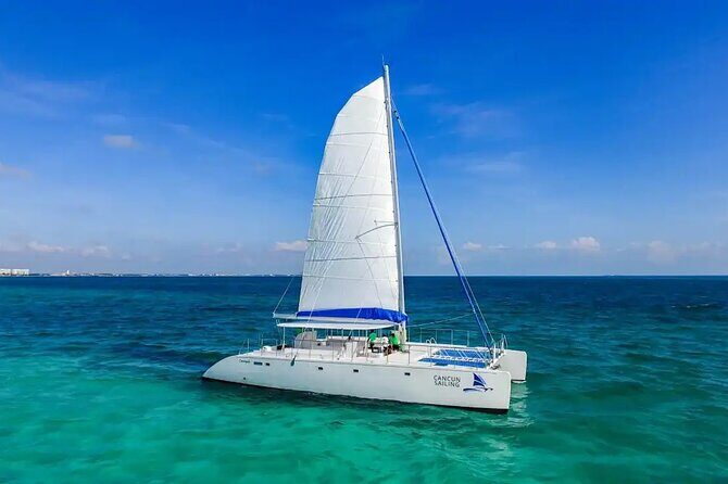 Isla Mujeres Catamaran Adventure Snorkeling Spinnaker and Lunch - Key Points