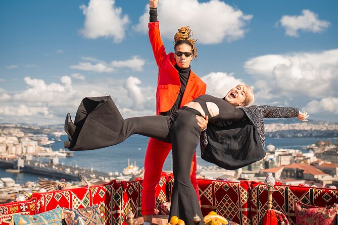 Istanbul Rooftop Photoshoot With Flying Dress - The Sum Up