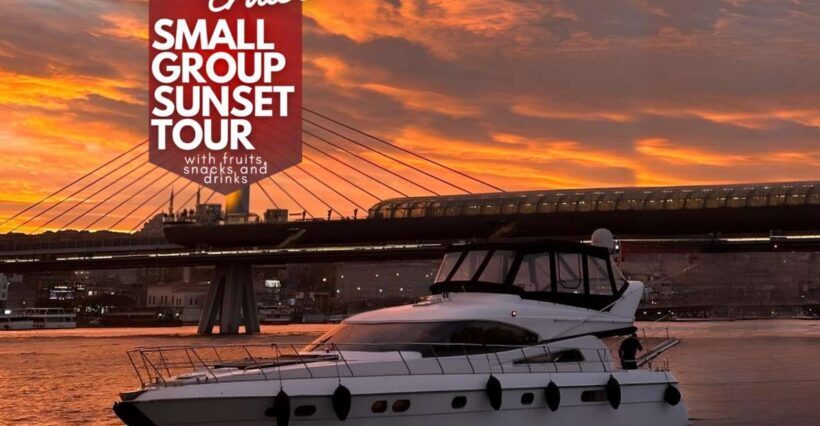 Istanbul: Small-Group Luxury Yacht Sunset Cruise w/ Snacks - An Inside Look at the Sunset Yacht Cruise