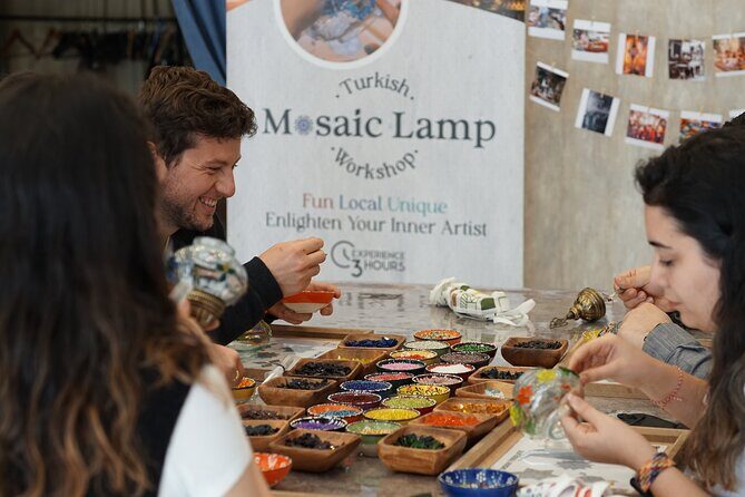 Istanbul: Turkish Mosaic Lamp Workshop with Turkish Delight - Key Points