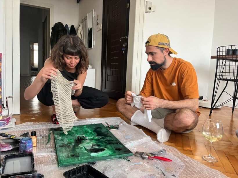 Istanbul: Wine and Paint Workshop with Turkish Fabrics - Exploring the Experience in Detail