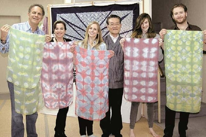 Itajime Shibori Scarf Class at Kyoto Shibori Museum - The Experience in Detail