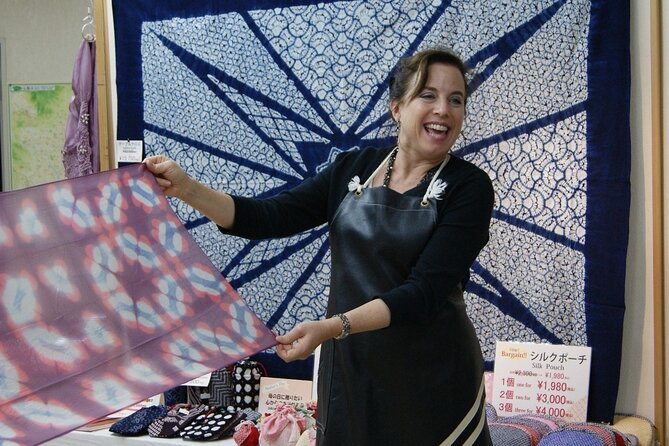 Itajime Shibori Scarf Class - Insights Into Japanese Cultural Traditions