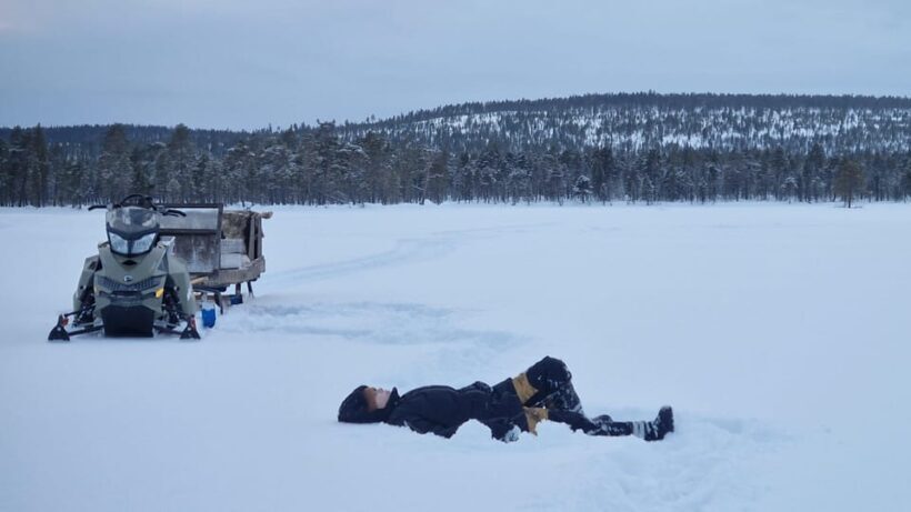 Ivalo:Sleighride Tour and Fishing on a Lake in the Wild - Ivalo: Sleighride Tour and Fishing on a Lake in the Wild — A Genuine Arctic Experience