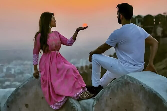 Jaipur Nahargarh Fort Sunrise or Sunset Tour with Flower Market - Key Points