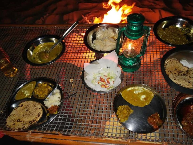 Jaisalmer: Half-Day Camel Tour with Dinner - The Desert Dinner