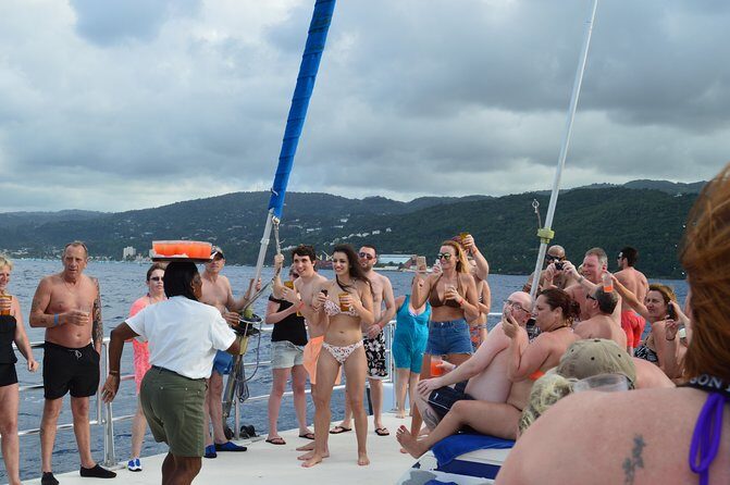 Jamaica Dunn's River Falls Party Cruise with Snorkeling - Frequently Asked Questions