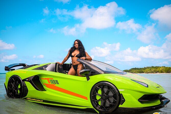 Jamaica Jet Car Lamborghini With Drone Video Reel and Pictures - Key Points