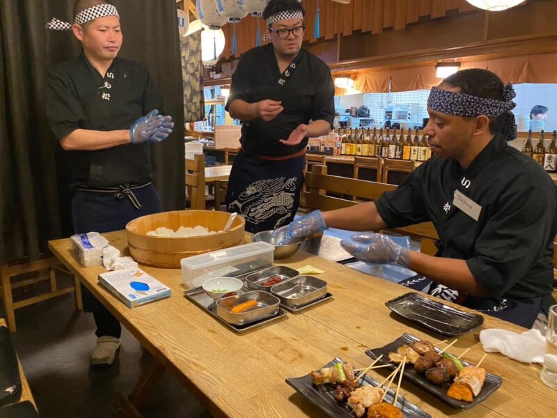 Japanese Cooking Experience: Dashimaki, Yakitori & Onigiri - The Cooking Class Location: Izakaya Factory