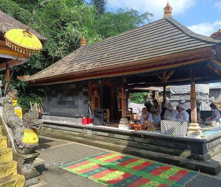 jatiluwih:putificationceremony with holy water - Meeting Points and Duration