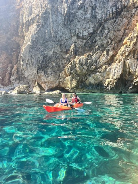 Jávea: Cala Portixol Kayak Tour with Snorkel & Cliff Jumping - Who Should Consider This Tour?