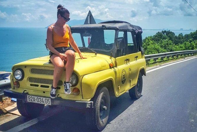 Jeep tour between Hue An Hoi An Via Hai Van Pass - Refreshing Break at Suoi Mo Waterfall — Nature’s Cool Retreat