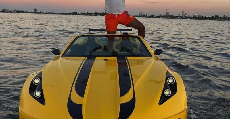 Jetcar Miami: 1 JetCar Rental | 1h | 250$ due at Check-in - Authentic Voices from Participants