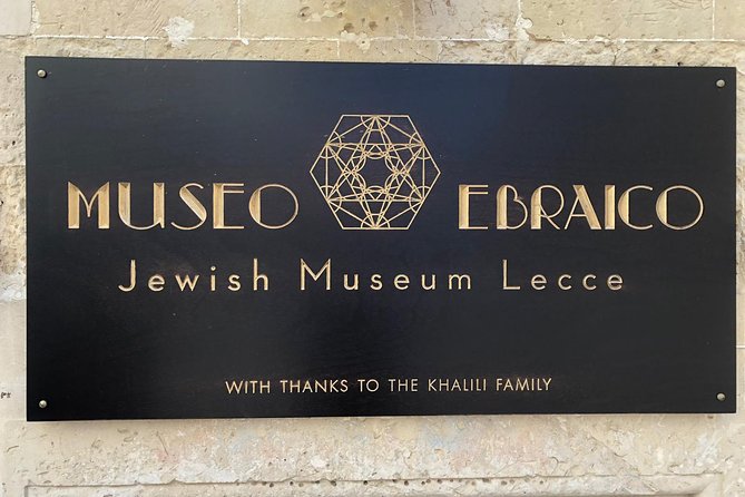 Jewish Museum Lecce - 45 Minutes Private Guided Tour - Highlights of the Private Guided Tour