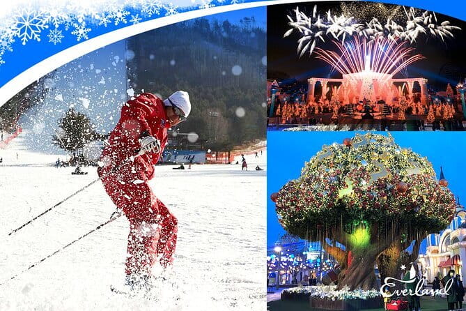 Jisan Forest Ski Resort and Everland 1 Day Tour - Key Points