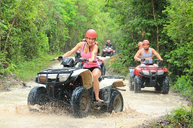Jungle Adventure! ATV's (shared), Ziplining and Cenote Cancun & Playa Del Carmen - Key Points