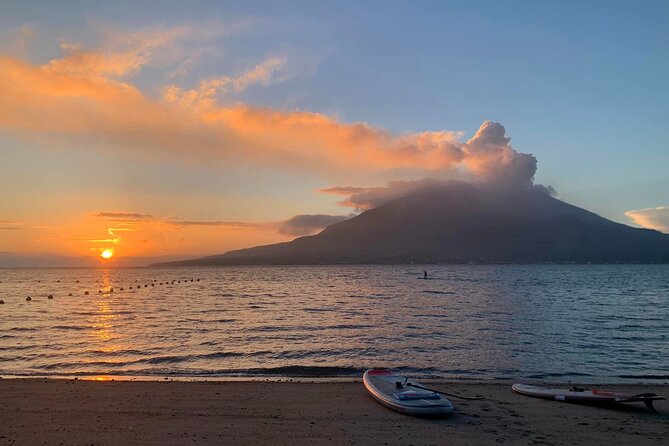 Kagoshima Volcano Sunrise SUP Activity Inc. Breakfast & Transport - Meeting and Pickup