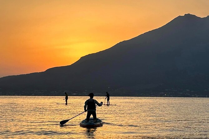Kagoshima Volcano Sunrise SUP Activity Inc. Breakfast & Transport - Capturing the Moment