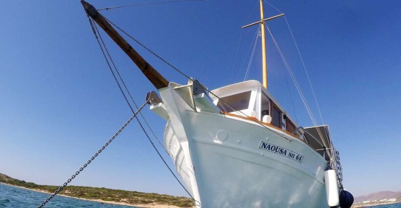 Kaiki cruise to Antiparos & Despotiko including BBQ lunch - Key Points
