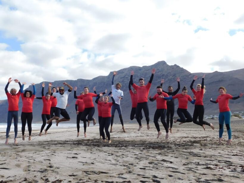 Kalufa Surf school in Caleta de Famara, Lanzarote - The Surfing Environment and Views