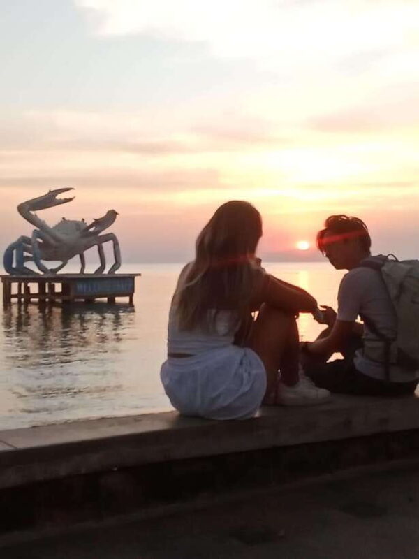 Kampot ~The County side/pepper farm/ Kep Crab market - Visiting the Temple Cave of Phnom Chhngok