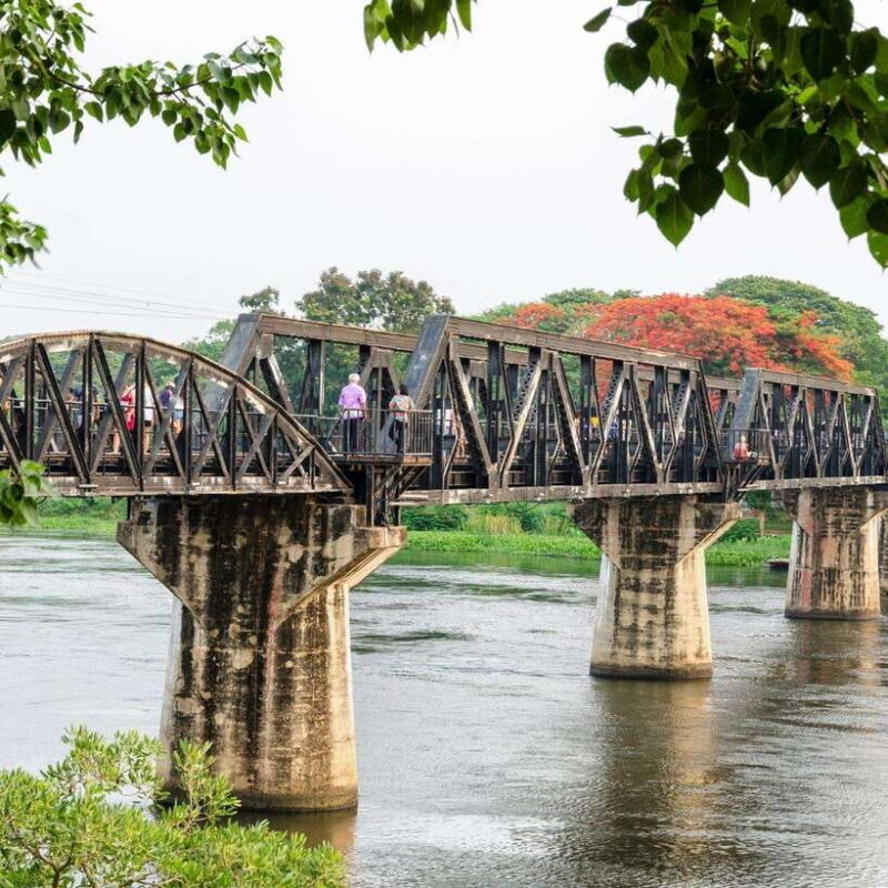 Kanchanaburi: River Kwai, Erawan Falls, and Elephant Tour - FAQs