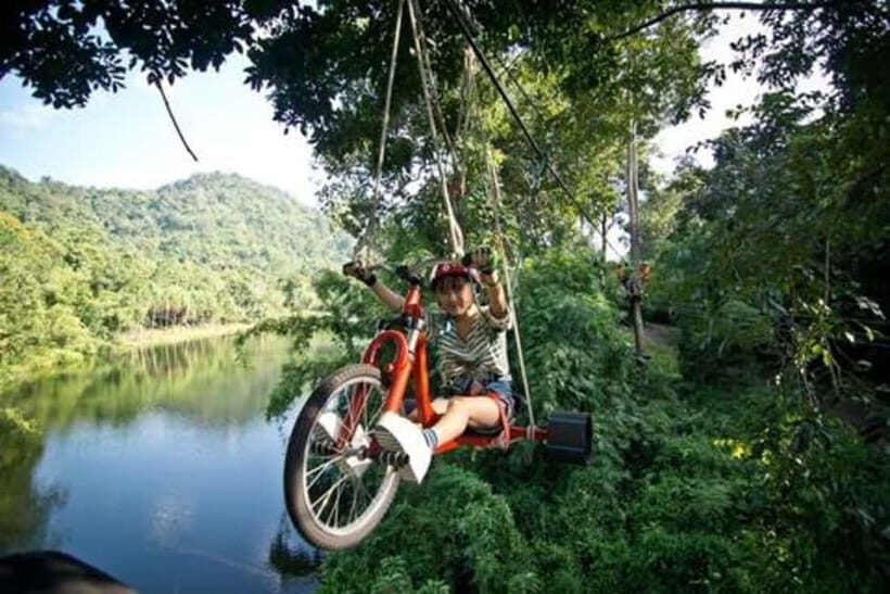Kanchanaburi: Tree Top Zipline and Adventure Course - Key Points