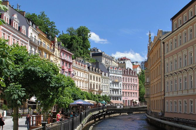 Karlovy Vary Including Watchtower and Funicular From Prague - The Iconic Vridlo Geyser