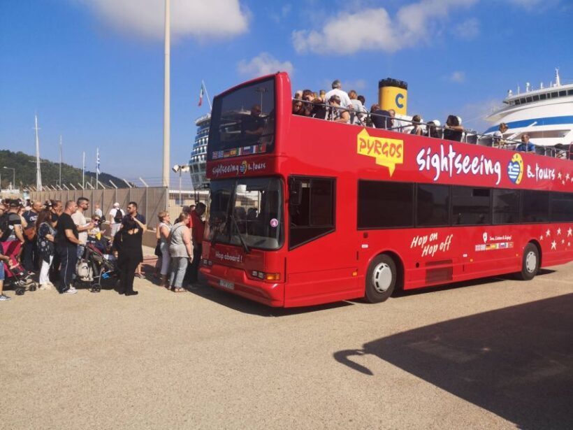 Katakolo: Pyrgos and Katakolo Hop-on Hop-off Bus Tour - Transportation and Comfort