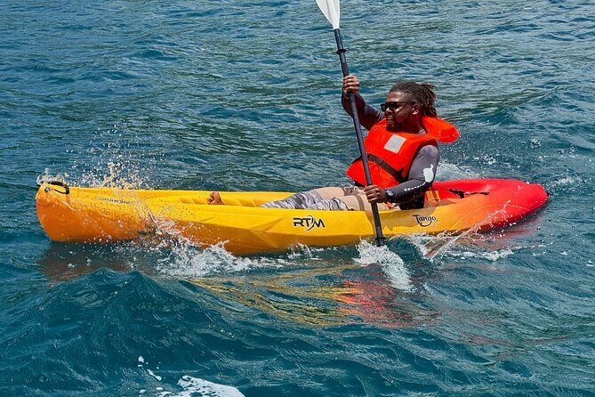 Kayak at Pigeon Island Beach St Lucia - Key Points