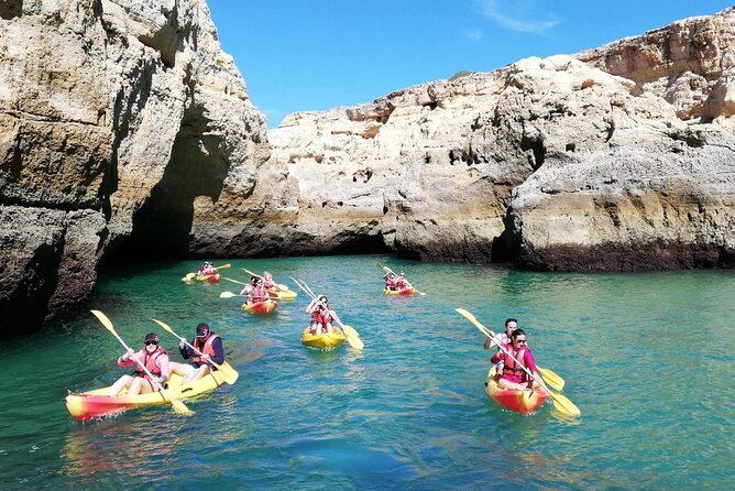 Kayak Tour With Salsa Lesson in Benagil Cave by @Startoursalgarve - Scenic Highlights of the Kayak Tour