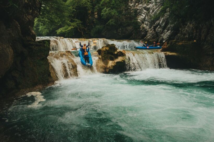 Kayaking Mreznica Waterfalls in Natural Monument - The Equipment and Safety Measures