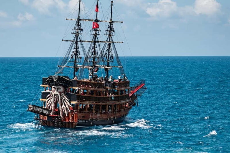 Kemer Pirate Boat Trip with Transfer - Key Points