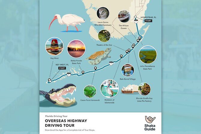 Key West and Overseas Highway Self-Guided Audio Tour - The Itinerary in Detail