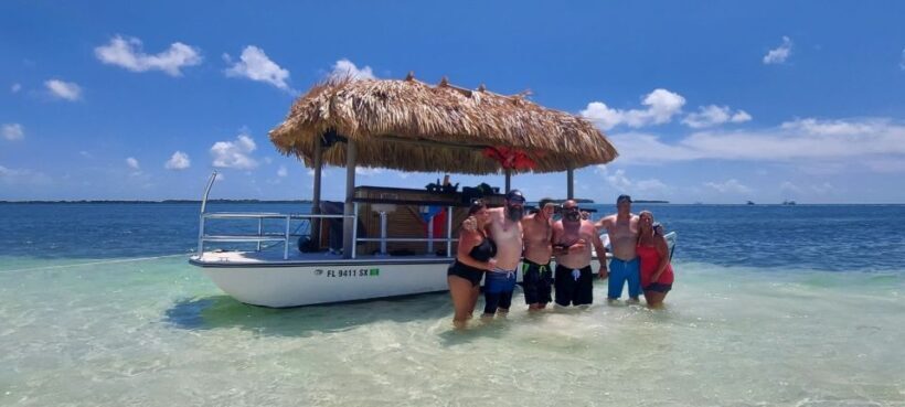 Key West: Private Florida Keys Sandbar Tiki Boat Cruise - A Close Look at the Experience