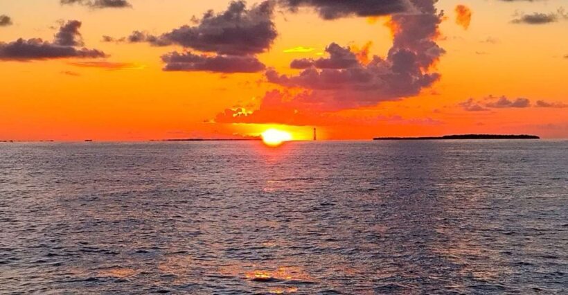 Key West: Private Tiki Boat Sunset Cruise - The View and the Sunset