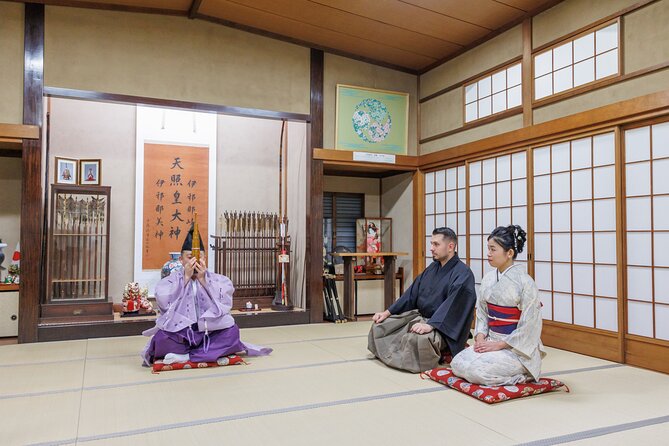 Kimono Photo Session Experience Japanese Culture Inside a Shrine - Striking Poses for Stunning Photos