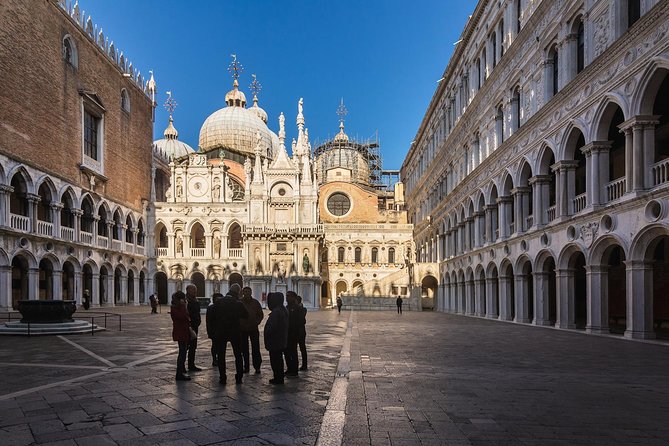 Kingly Venice: Doge Palace Ticket, Guided Tour & History Gallery - Tour Inclusions and Meeting Information