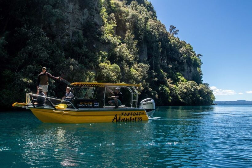 Kinloch: Lake Taupo Catamaran Cruise with Paddleboarding - Key Points